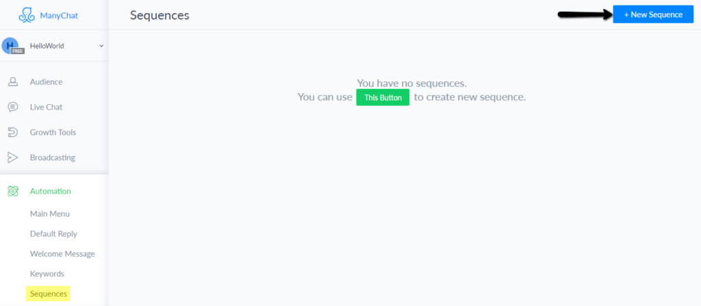 Sequences using ManyChat - HoliThemes Blog