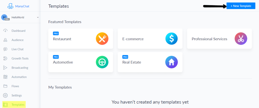 How to Create Template for ManyChat - HoliThemes Blog
