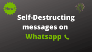 Self-Destructing Messages, the new feature to be launched on WhatsApp ...