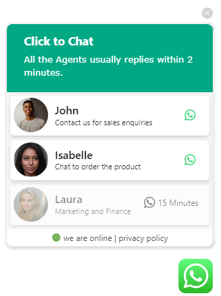 Multi-Agent – Click to Chat
