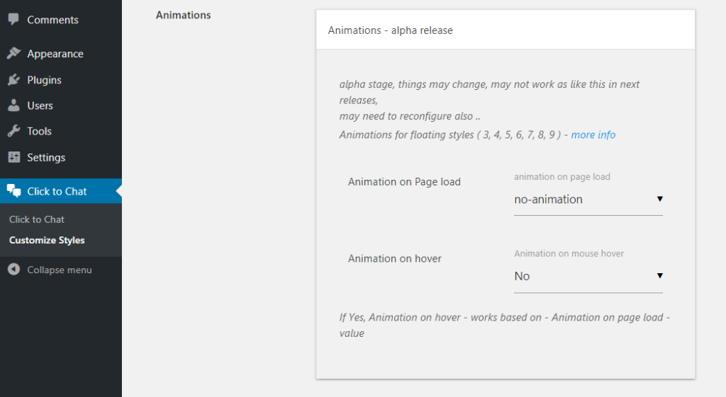 Animations – WhatsApp Chat